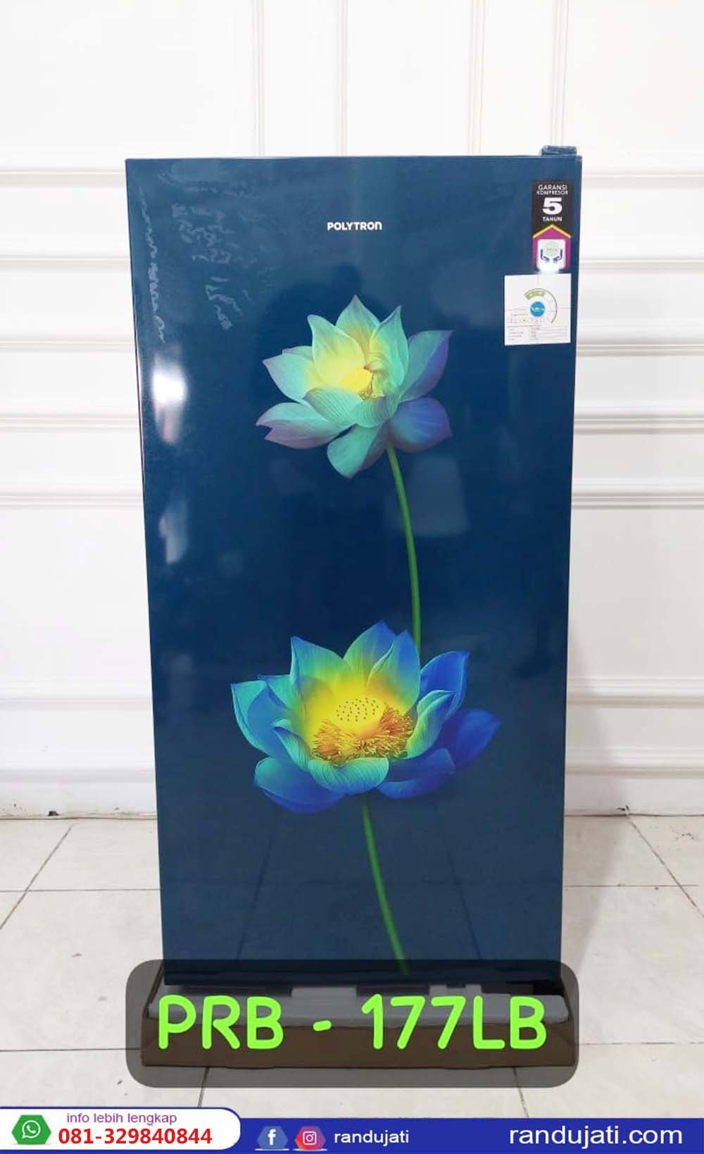 KULKAS 1 PINTU POLYTRON PRB 177LB | Randu Jati Furniture | 081542666676 ...